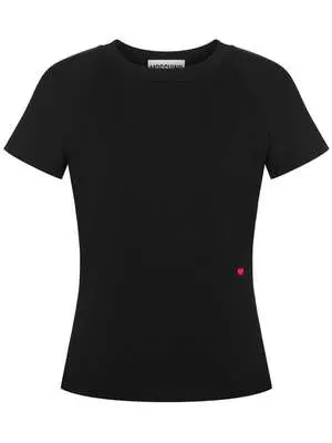 Moschino Heart-embroidered T-shirt