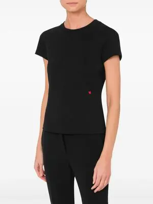 Moschino Heart-embroidered T-shirt