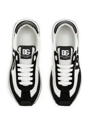 Dolce & Gabbana Dg Cushion Mixed-material Sneakers - White