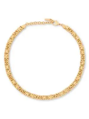 Moschino Lettering Necklace