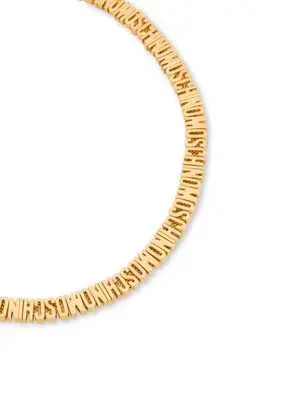 Moschino Lettering Necklace