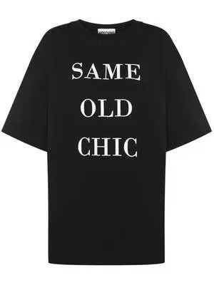 Moschino Slogan-print Cotton T-shirt