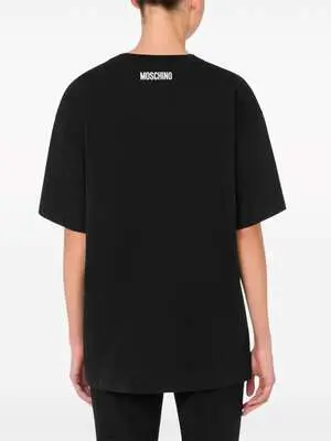 Moschino Slogan-print Cotton T-shirt