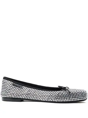 Alexander Wang Billie Flat Ballerina Shoes - Black