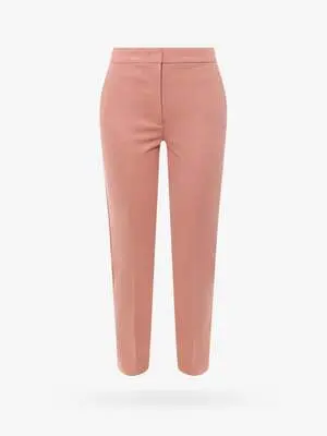 Max Mara Viscose Blend Trousers - Pink
