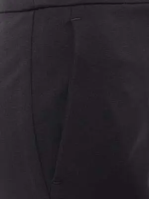 Max Mara Viscose Blend Straight Leg Trousers - Black