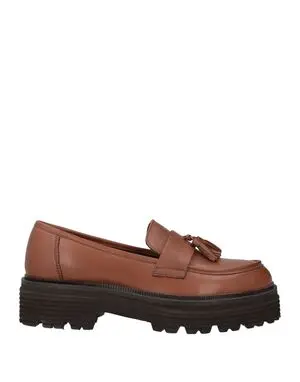 CAFÈNOIR Leather Loafers With Tassels