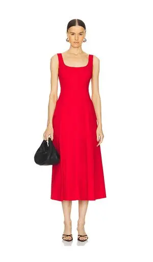 A.L.C. Isabel Poplin Midi Dress