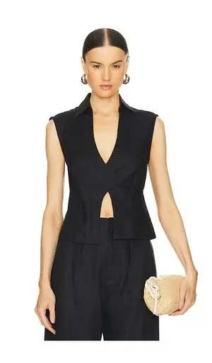 Faithfull The Brand Tie Detailed Vests For Women