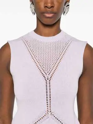 JIL SANDER Sleeveless Knitted Top