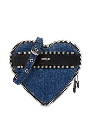 Moschino Textured Cross Body Bags