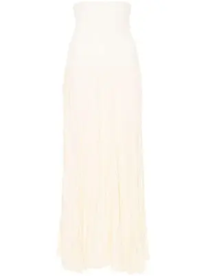 Johanna Ortiz Light Sound Crinkled Midi Skirt