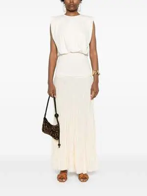Johanna Ortiz Light Sound Crinkled Midi Skirt