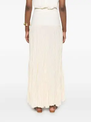 Johanna Ortiz Light Sound Crinkled Midi Skirt