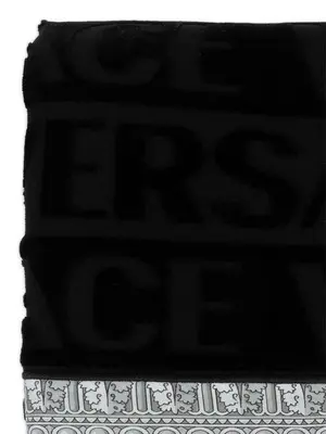 Versace Barocco-print Cotton Bath Towel