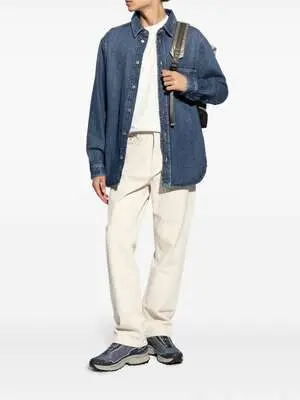 SAMSOE SAMSOE Long-sleeve Organic Cotton Denim Shirt