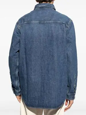 SAMSOE SAMSOE Long-sleeve Organic Cotton Denim Shirt