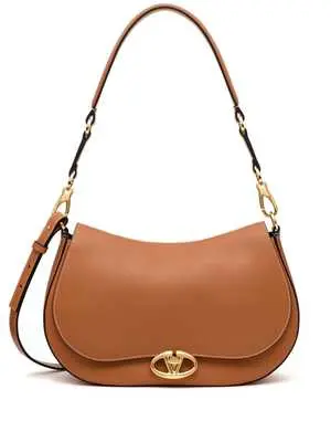 Valentino Garavani Ohval Shoulder Bag - Brown