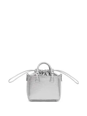 MAISON MARGIELA 5ac Metallic-effect Tote Bag
