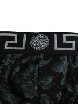 Versace Greca Border Briefs - Black