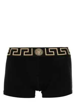 Versace Logo-detail Boxers - Black