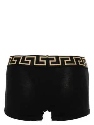 Versace Logo-detail Boxers - Black