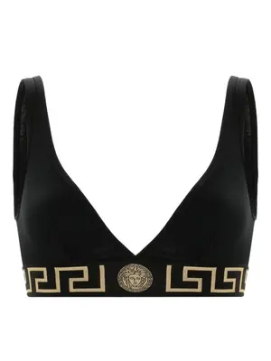 Versace Greca Border Triangle Bra
