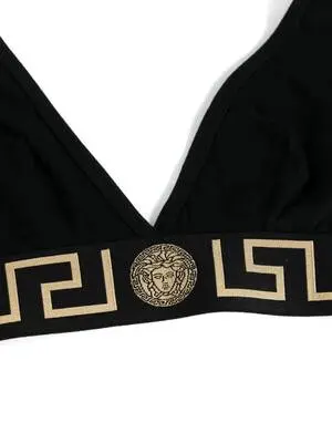 Versace Greca Border Triangle Bra