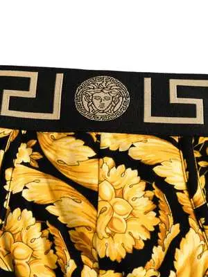 Versace Greca Border Briefs - Black