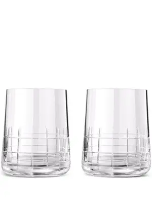 Christofle Graphik Water Goblets - White