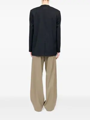 MAISON MARGIELA Collarless Single-breasted Blazer