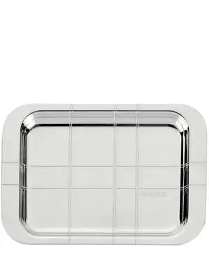 Christofle Graphik Rectangular Tray - Silver