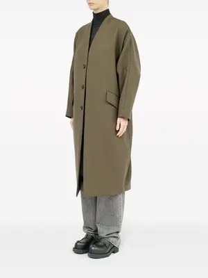 MAISON MARGIELA Collarless Single-breasted Jacket