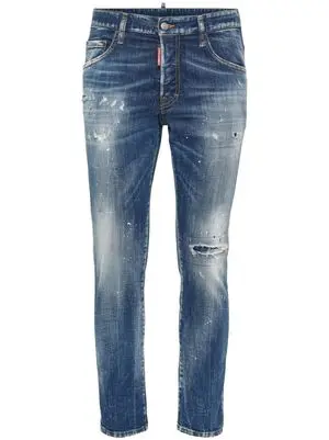 Dsquared2 Distressed Slim-cut Jeans