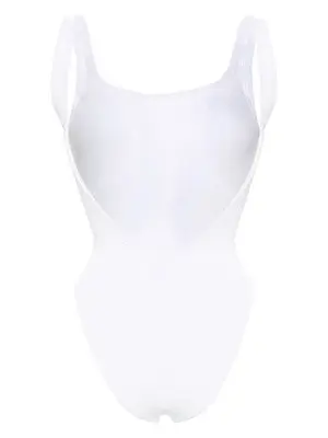 Hunza G Crinkled-effect Swimsuit - White