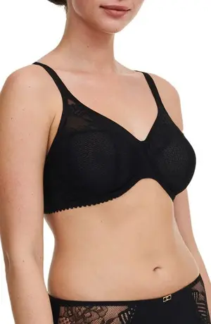 Chantelle Origins Underwire Unlined Full Coverage Bra - Black