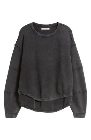 Free People Total Eclipse Oversize T-shirt - Black