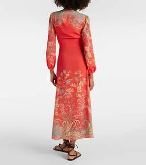 Etro Printed Midi Dress