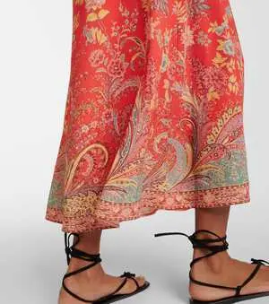 Etro Printed Midi Dress