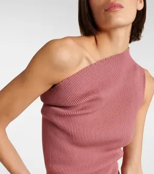 Rick Owens One-shoulder Maxi Dress - Pink