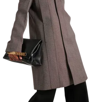 Victoria Beckham Tailored Virgin Wool Coat - Grey