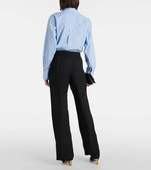 Victoria Beckham Gathered Pajama Pants