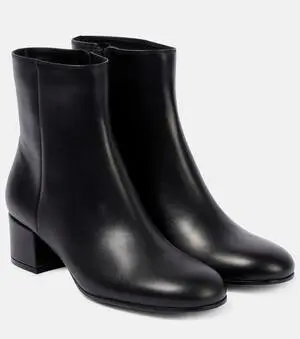 GIANVITO ROSSI 45 Leather Ankle Boots