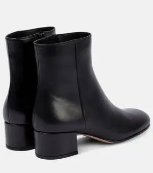 GIANVITO ROSSI 45 Leather Ankle Boots