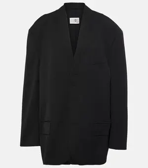 MAISON MARGIELA Crêpe Blazer - Black