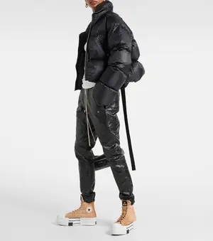 Rick Owens X Converse Dbl Drkstar Chuck 70 High Top Sneakers