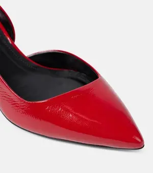 Isabel Marant Piery Patent Leather Slingback Pumps