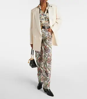 Etro Floral Cotton-blend Shirt