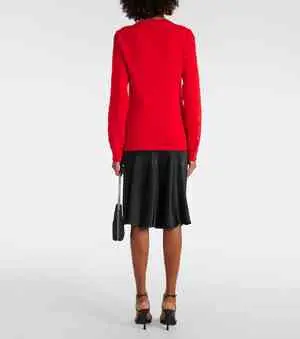 Stella McCartney Lace-trimmed Wool Sweater