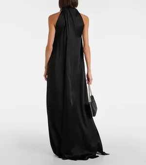 Stella McCartney Embroidered Halterneck Gown
